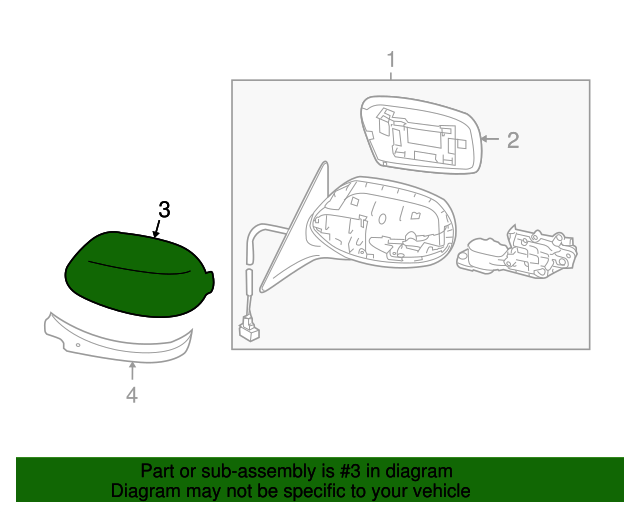 2009-2013 Subaru Forester OEM NEW 2009-2013 Subaru Forester Passenger ...