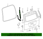 2021-2024 GM Driver Side Liftgate Power Assist Actuator (Replaces ...