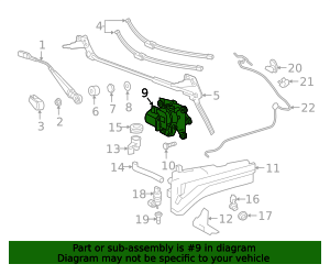 463-906-41-02 - Wiper Motor 2019-2021 Mercedes-Benz | Mercedes-Benz USA ...