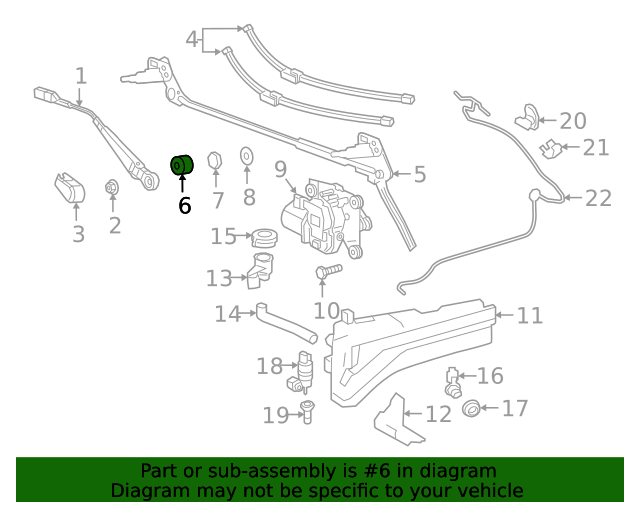 000-998-28-00-7167 - Linkage Assembly Cap 2019-2023 Mercedes-Benz ...