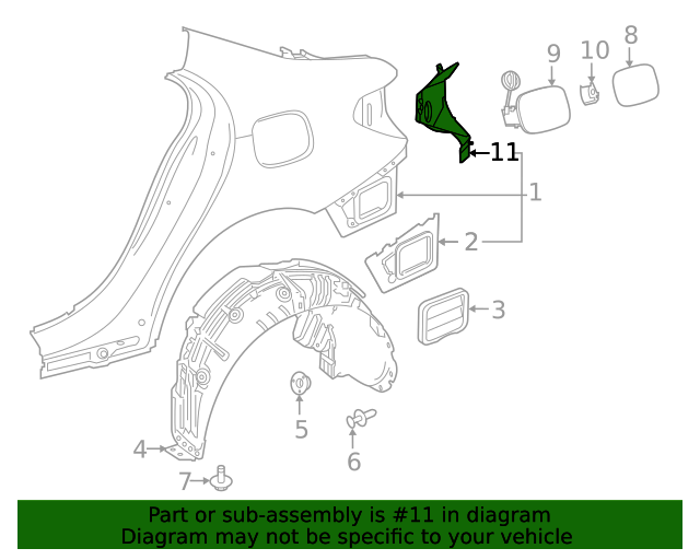 177-630-59-02 - Tail Light Bezel 2019-2022 Mercedes-Benz | AutoNationParts.com