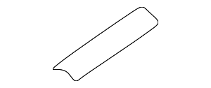 2010-2024 Mitsubishi Drip Molding Cover, driver's side, left 7400A157 ...