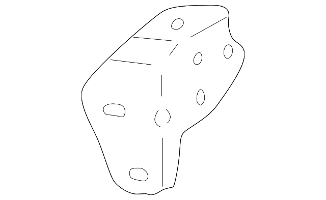 1997-2004 Ford Reinforcement Mount Bracket F75Z-17A751-AA | Blue ...