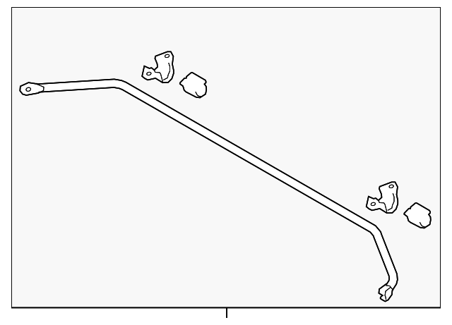 55500-C1100 - Stabilizer Bar 2016-2020 Kia Optima | Kia.Parts Store