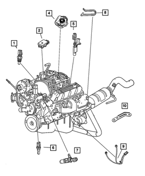 2001-2007 Mopar Coolant Temperature Sensor 56027873 | Mopar eStore