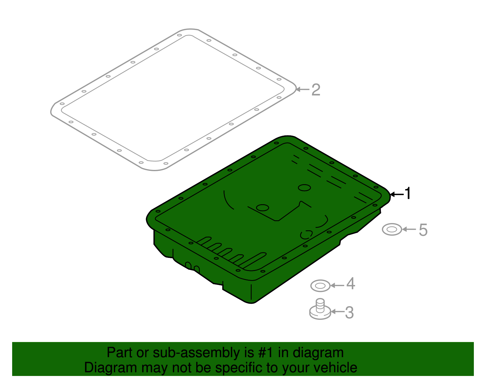 2016-2019 Nissan Oil Pan 31390-EZ00A | Nissan Parts Central