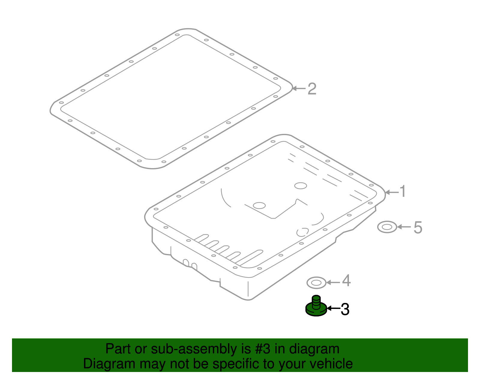 2016-2019 Nissan TITAN XD Trans Pan Drain Plug 31305-EZ00D | Nissan ...