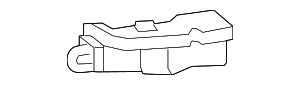 52535-24031 - Bumper Cover Retainer Bracket 2006-2010 Lexus SC430 ...