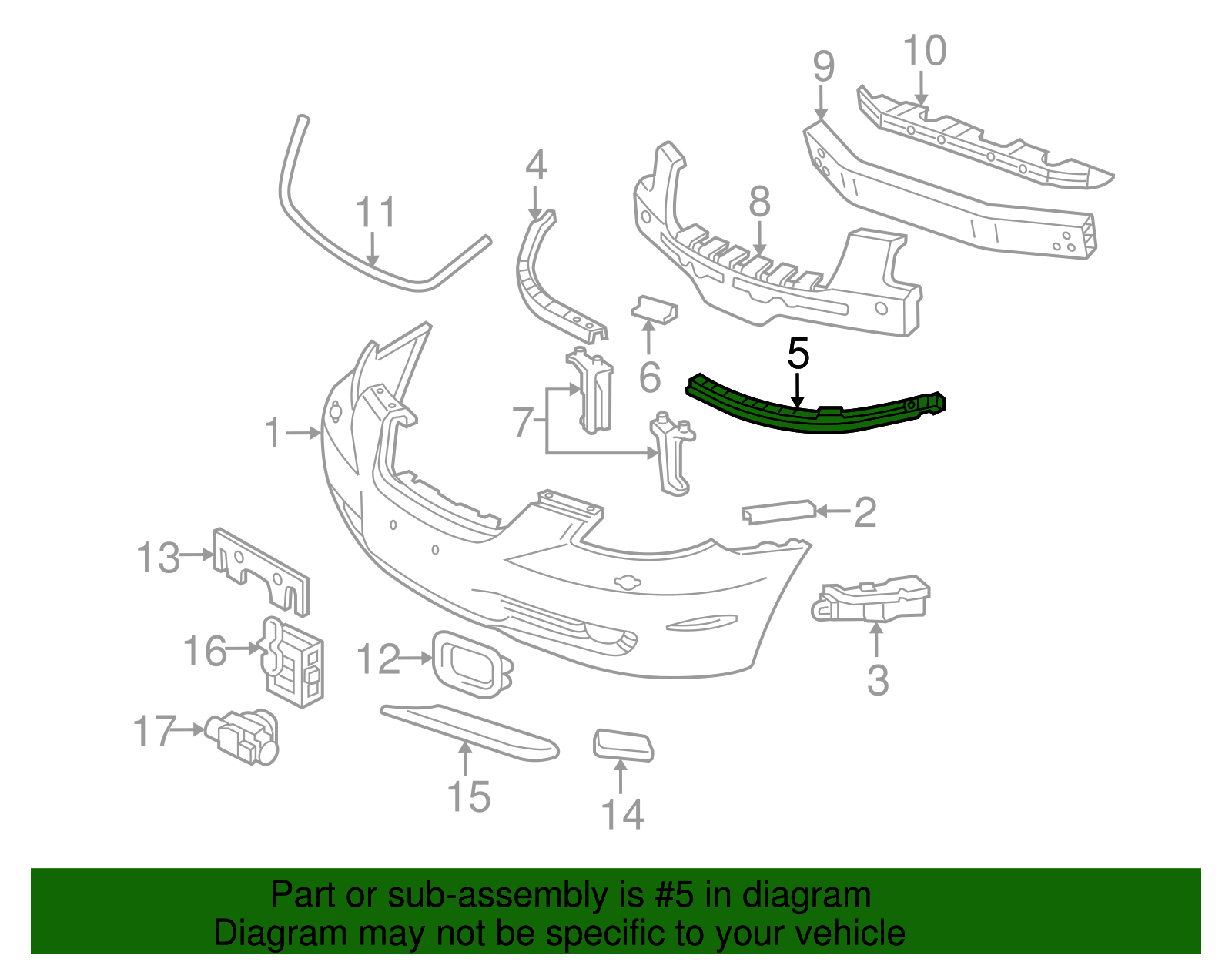 2002-2010 Lexus SC430 Upper Reinforced 52126-24020 | OEM Parts Online