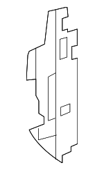 2013-2017 GMC Radiator Air Baffle (Side) 23130102 GM | GMPartsDirect.com