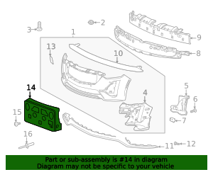 2020-2024 Cadillac CT5 Front License Plate Bracket 84517525 | OEM Parts ...