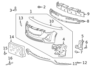 84279373 - Front Lower Bumper Cover 2020-2023 Cadillac CT5 | Chevrolet ...