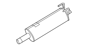 2009-2019 Mopar Exhaust Muffler 52122529AC | Mopar Parts Canada
