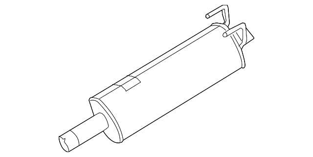 2009-2019 Mopar Exhaust Muffler 52122529AC | Mopar Parts Canada