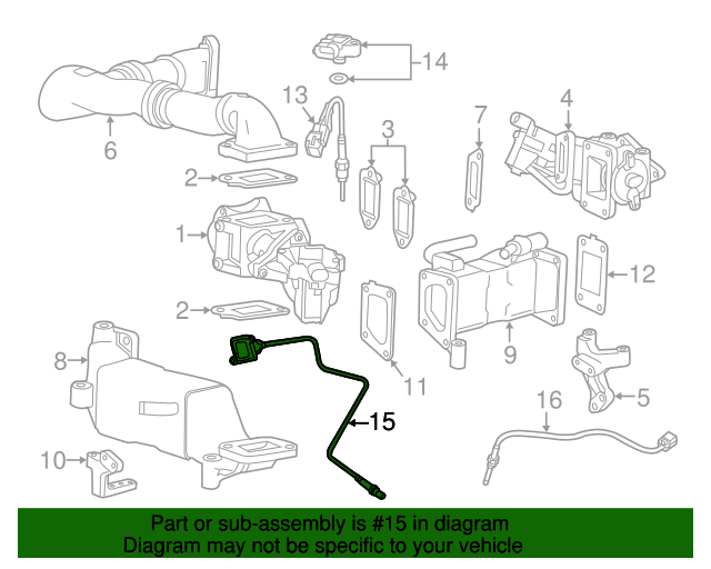 2015-2016 GM Sensor Kit (Replaces Part Number 19301328) 19302359 GM ...