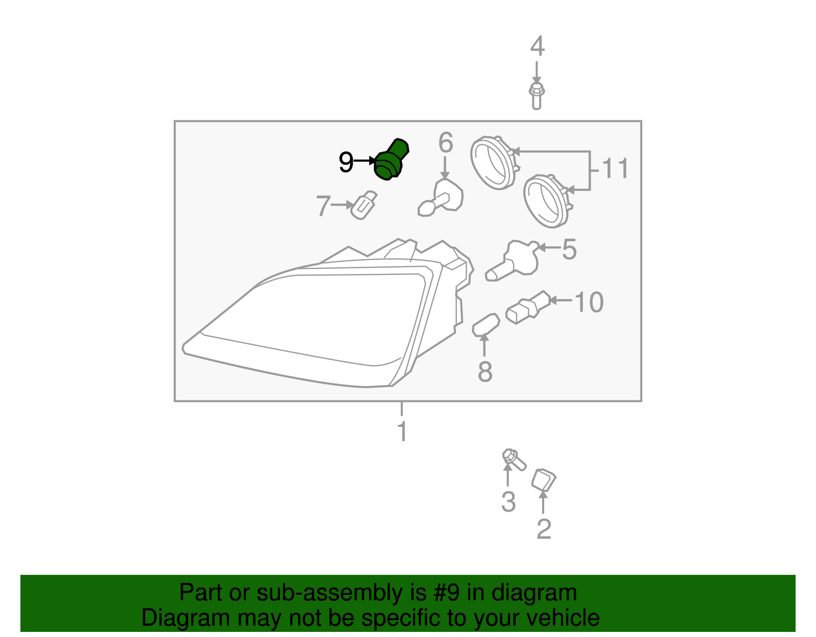 92161-38000 - Socket 2003-2009 Kia | Genuine Kia Parts