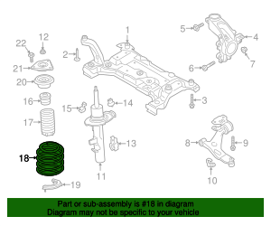 2016-2018 Ford Focus Coil Spring G1FZ-5310-A | OEM Parts Online