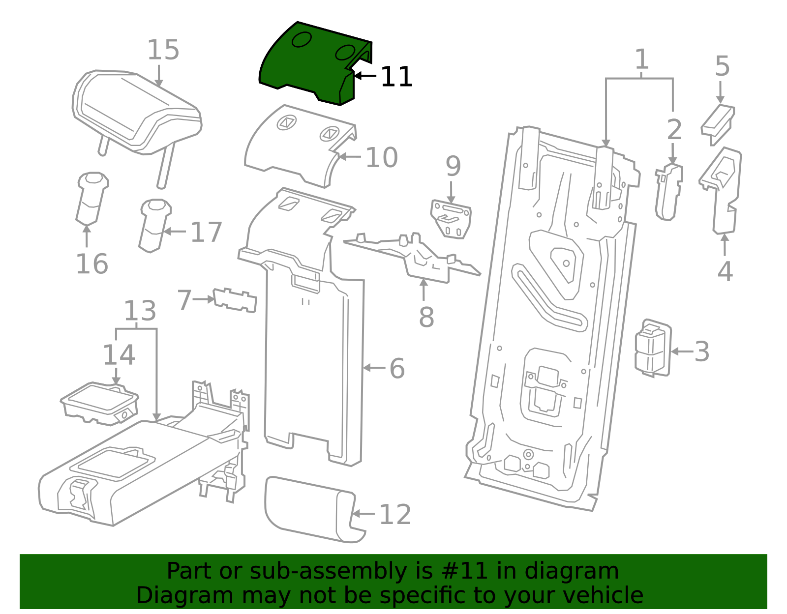 80A-885-855-N-Q93 - High-Quality Seat Back Cushion Cover for 2019-2024 ...