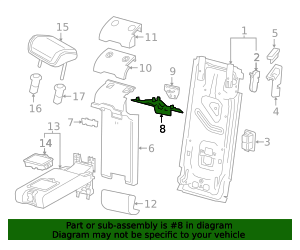 2018-2024 Audi Mount Bracket 80A-883-319-4PK | AutoNationParts.com
