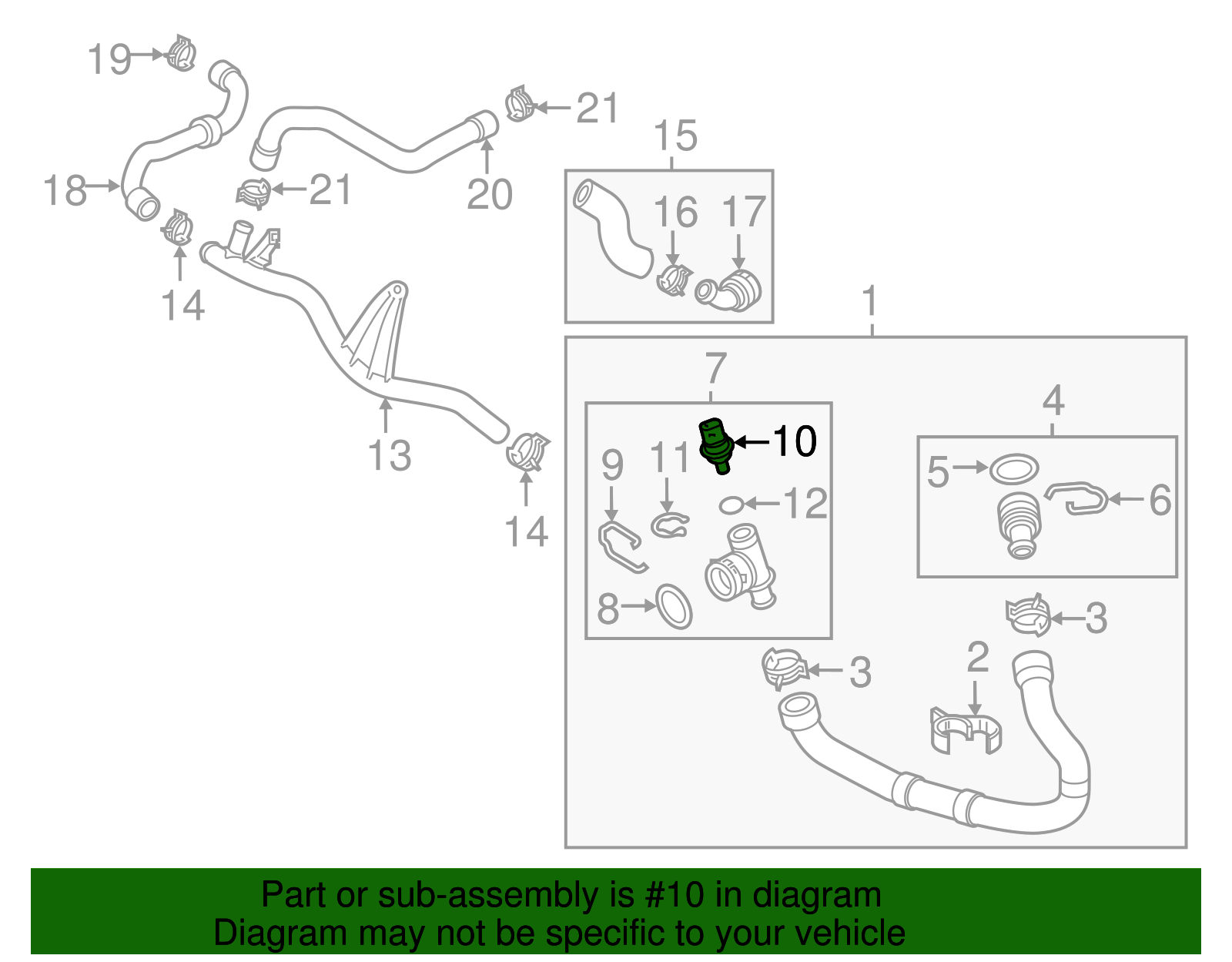 1999-2024 Volkswagen Temp Sensor 06A-919-501-A | OEM Parts Online