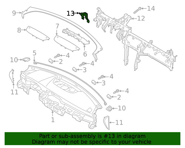 84716-S9000 - Reinforced Beam Bracket 2020-2022 Kia Telluride | Kia ...