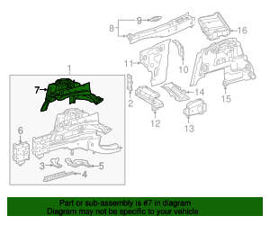 205-620-02-01 - Fender Apron 2015-2023 Mercedes-Benz | AutoNationParts.com