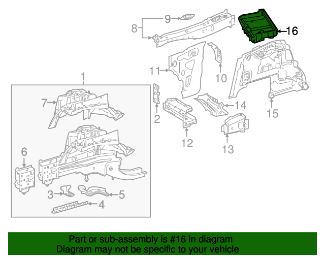 2015-2019 Mercedes-Benz Battery Tray 205-620-00-18 | MB OEM Parts