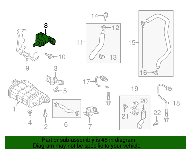 28910-2E600 - Purge Solenoid 2017-2020 Kia Optima | Kia.Parts Store