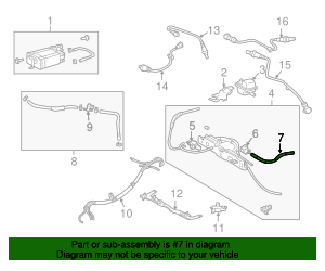 2004-2010 Toyota Vapor Hose 23827-20060 | AutoNationParts.com