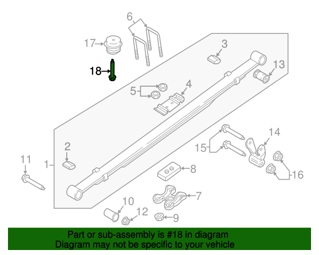 2015-2020 Ford F-150 Bumper Bolt -W718177-S439 | TascaParts.com
