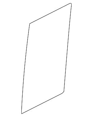 2009-2014 Nissan Cube Fixed Glass - Driver's Side (LH) 82263-1FA0B ...