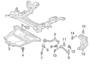 31126854723 - 2012-2021 BMW Front Control Arm (31-12-6-854-723) | BMW ...