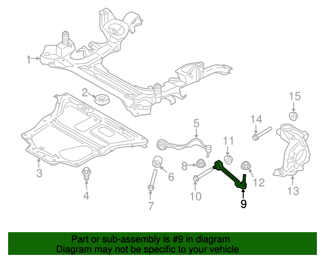 31-12-6-854-728 - Rear Control Arm - 2013-2021 BMW | Buy BMW Parts Now