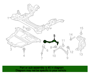31126854723 - 2012-2021 BMW Front Control Arm (31-12-6-854-723) | BMW ...