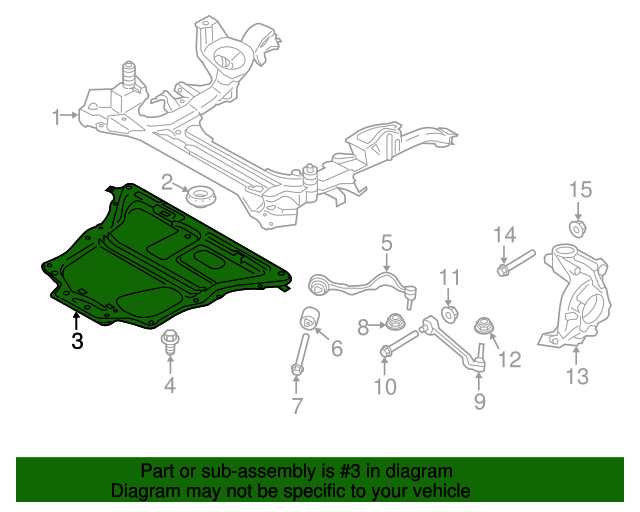 31-10-6-863-798 - Reinforcement plate 2013-2019 BMW | AutoNation Parts