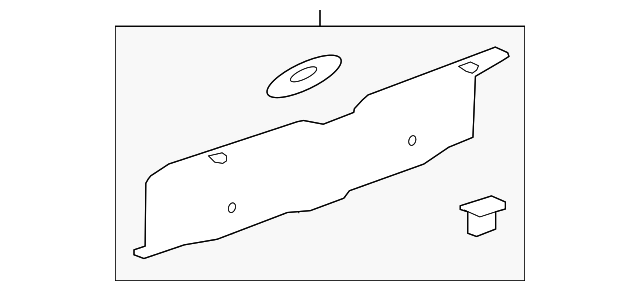 42340990 - Jet Black Rear Compartment Sill Trim Plate 2011-2016 ...