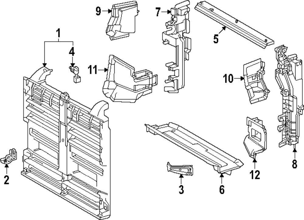 53188-0E020 - 2023-2024 Lexus - Shutter Support Bracket | Discount ...