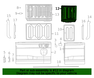 2020-2022 Ram 1500 Panel 68372546AB | TascaParts.com