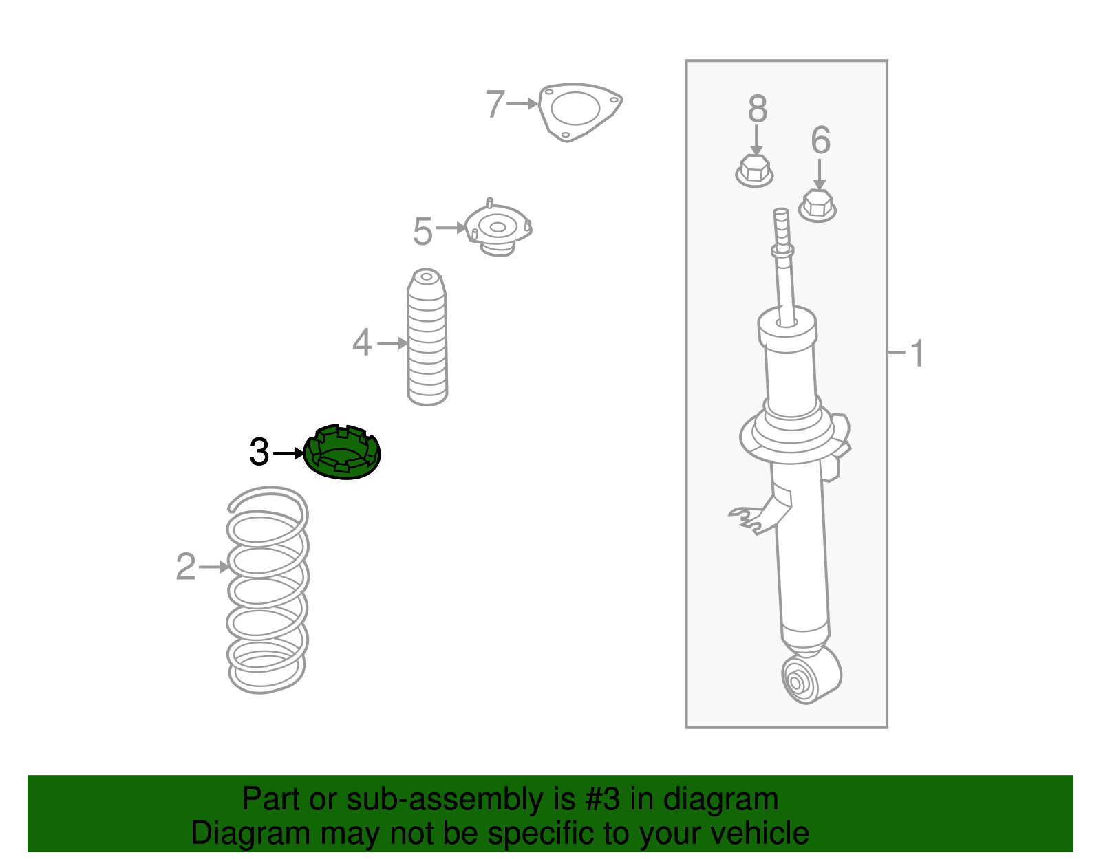 2009-2024 Nissan Spring Seat 54034-JK00A | CMA'S COLONIAL NISSAN