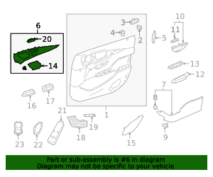 290-720-37-01 - Door Trim Molding 2021-2023 Mercedes-Benz ...