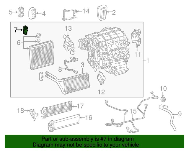 2016-2019 Lexus RX350 Expansion Valve 88515-0E140 | OEM Parts Online