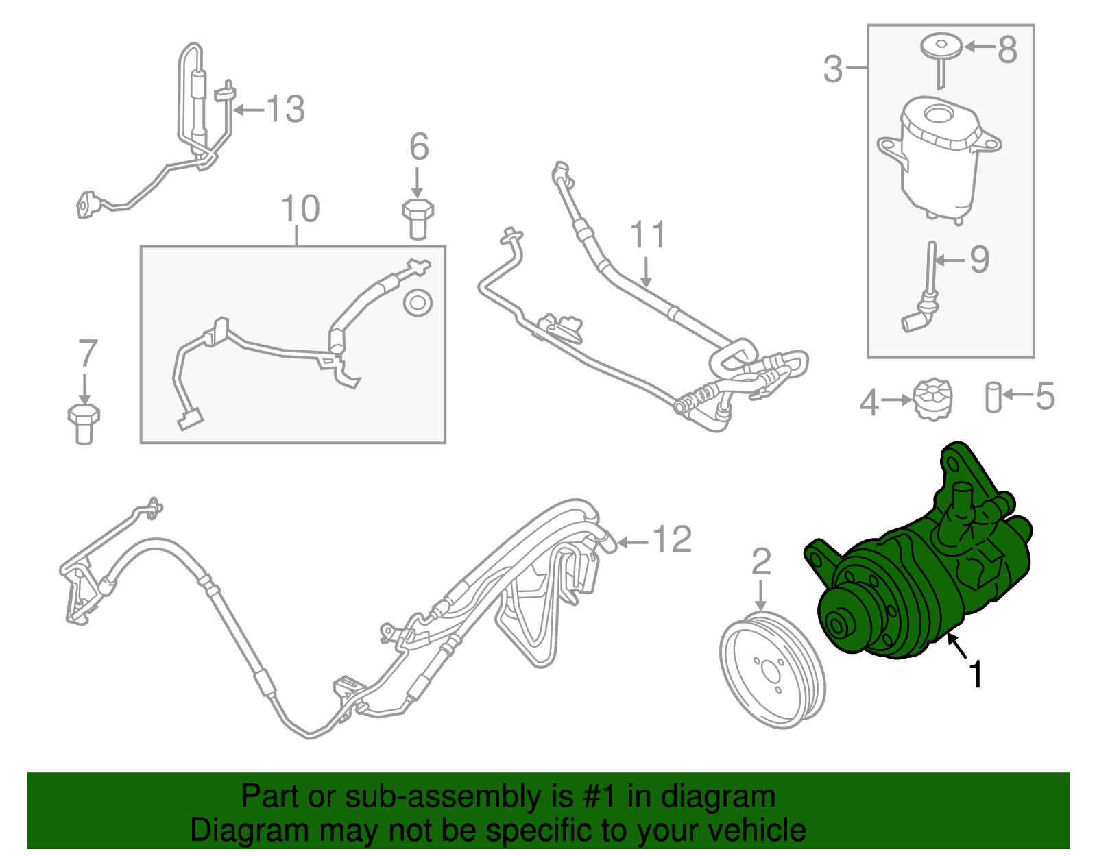 Genuine BMW 32-41-6-776-186 | Power Steering Pump | FREE Shipping on ...