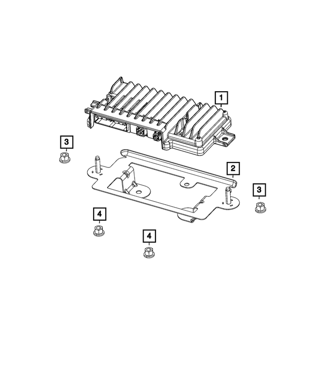 2024 Jeep Grand Cherokee Park Assist Module 68617887AD | My Mopar Parts