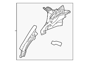 2022-2023 Chevrolet Bolt EUV Front Driver Side Wheelhouse Panel ...
