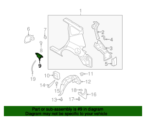 2002-2014 Nissan Lock Actuator 78850-5Y70B | My Nissan Part