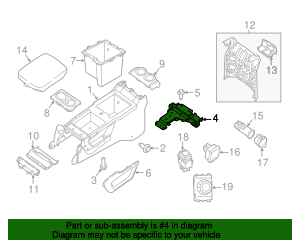 96991-9FV0A - Mount Bracket 2020-2024 Nissan | Nissan Parts ...