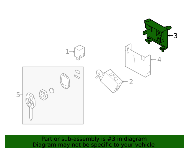 2017-2024 Subaru Ignition Immobilizer Module 88205FL102 | Subaru Parts ...
