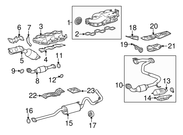 2011-2015 Toyota Tacoma Exhaust Manifold 17150-0P230 | Toyota Parts Center