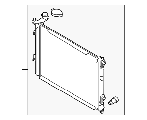 2016-2017 Kia K900 | Radiator Assembly | 25310-3T150 | Kia Auto Parts