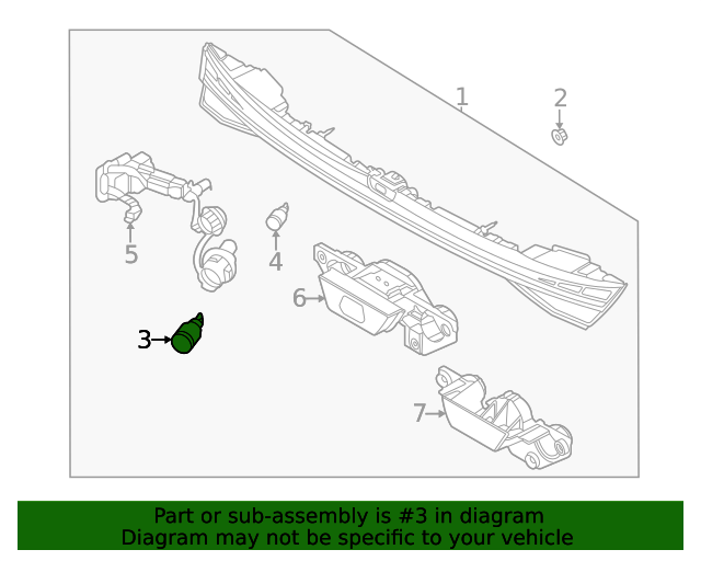 2021-2023 Hyundai Elantra Backup Lamp Assembly 92409-AB100 | OEM Parts ...